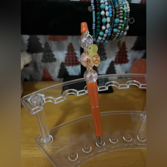 Hand Crafted | Office | New Hand Beaded Turtle Pen | Poshmark